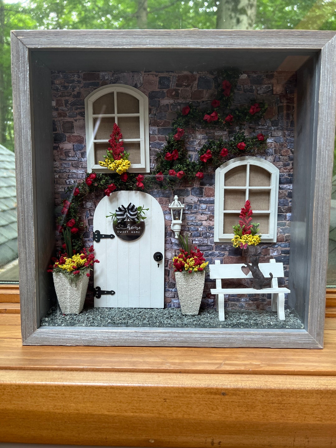 Front Door Shadow Box - Etsy