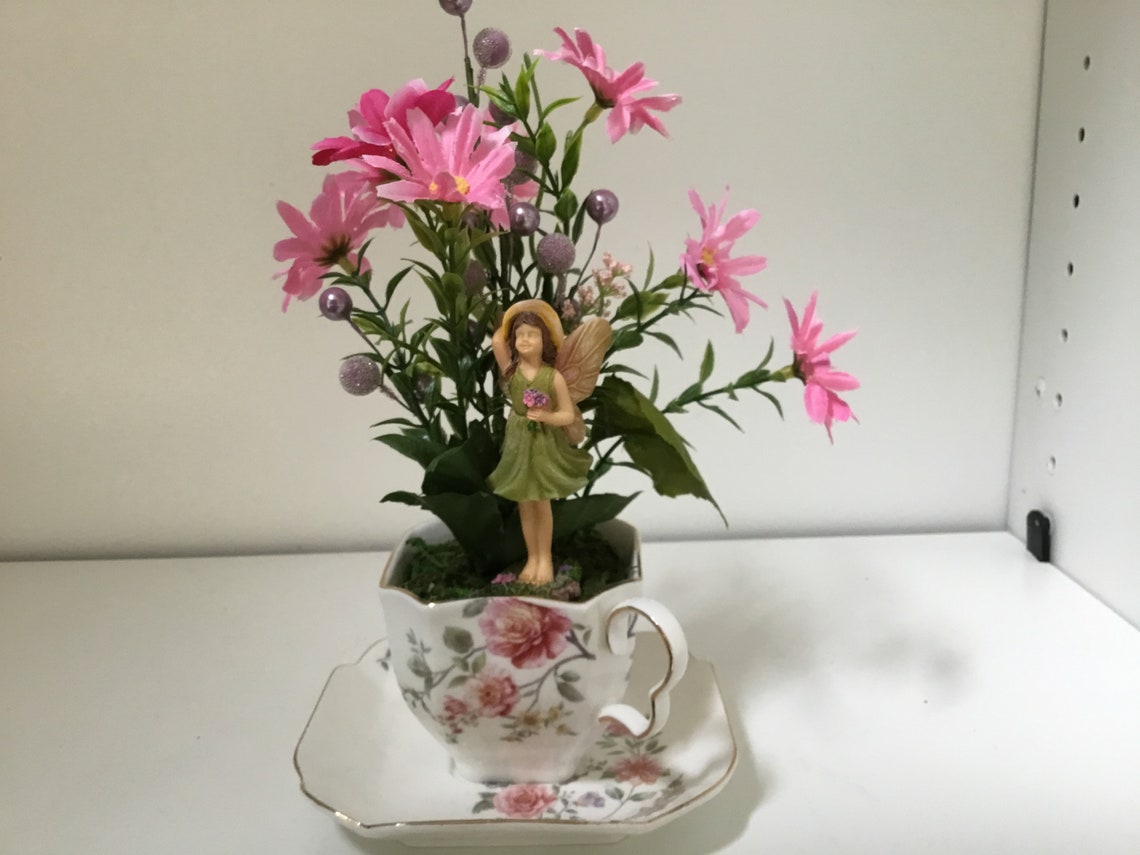 Fairy Flower Girl Teacup - Etsy