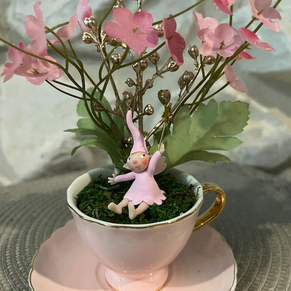 Pink Teacup - Etsy