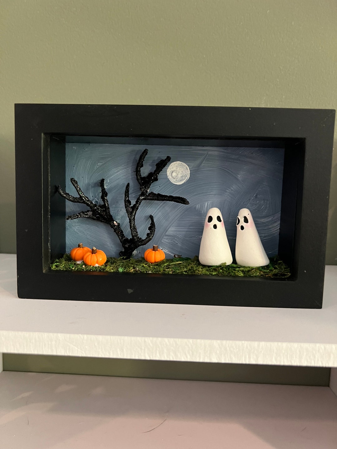Little Ghosts Shadow Box - Etsy