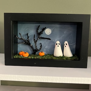 Little Ghosts Shadow Box - Etsy