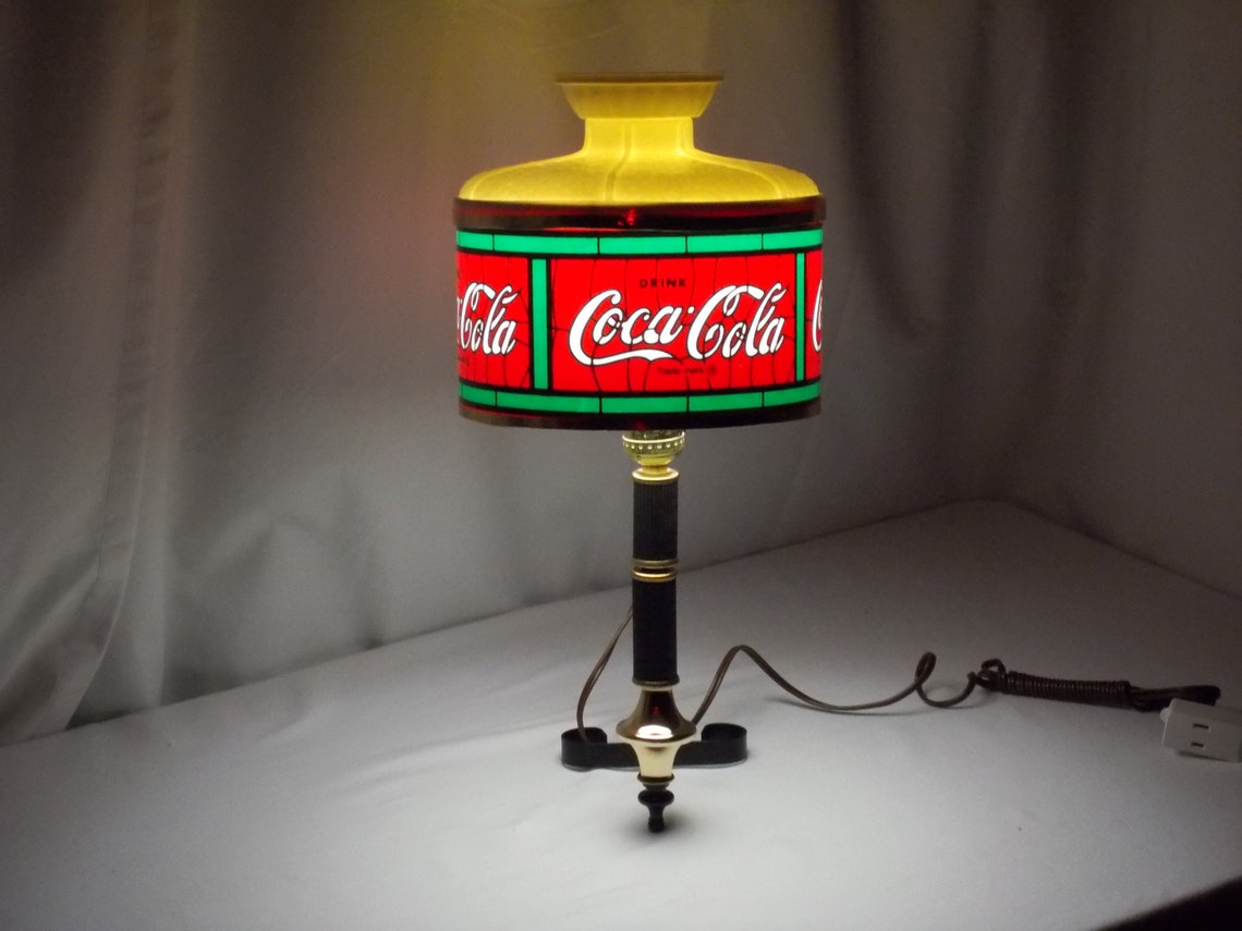 Vintage NOS 1970's Coca Cola Coke Hanging Wall Light Lamp | Etsy