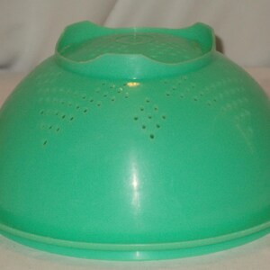 Vintage Tupper Ware Tupperware 339 Jadite Green Colander Strainer Nice ...
