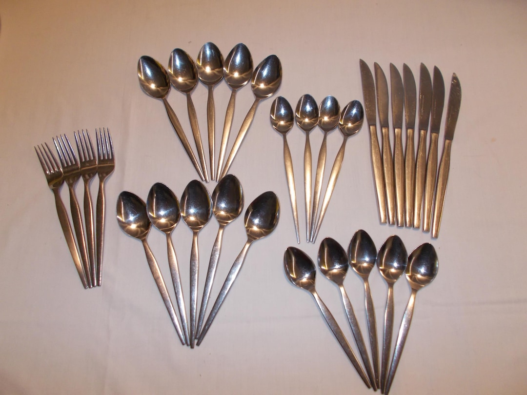 Vintage Epic Custom Stainless Japan Prince Pattern Silverware Flatware ...