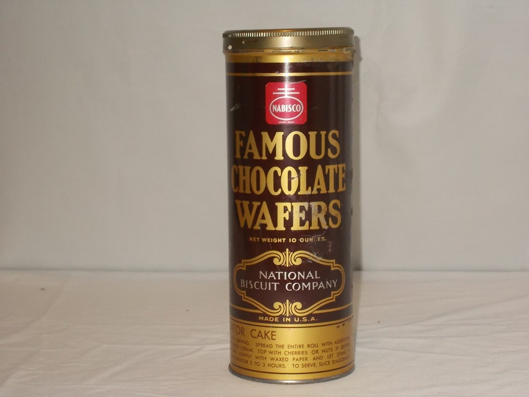 Vintage Nabisco Famous Chocolate Wafers Tyin Very NICE Advertising ...