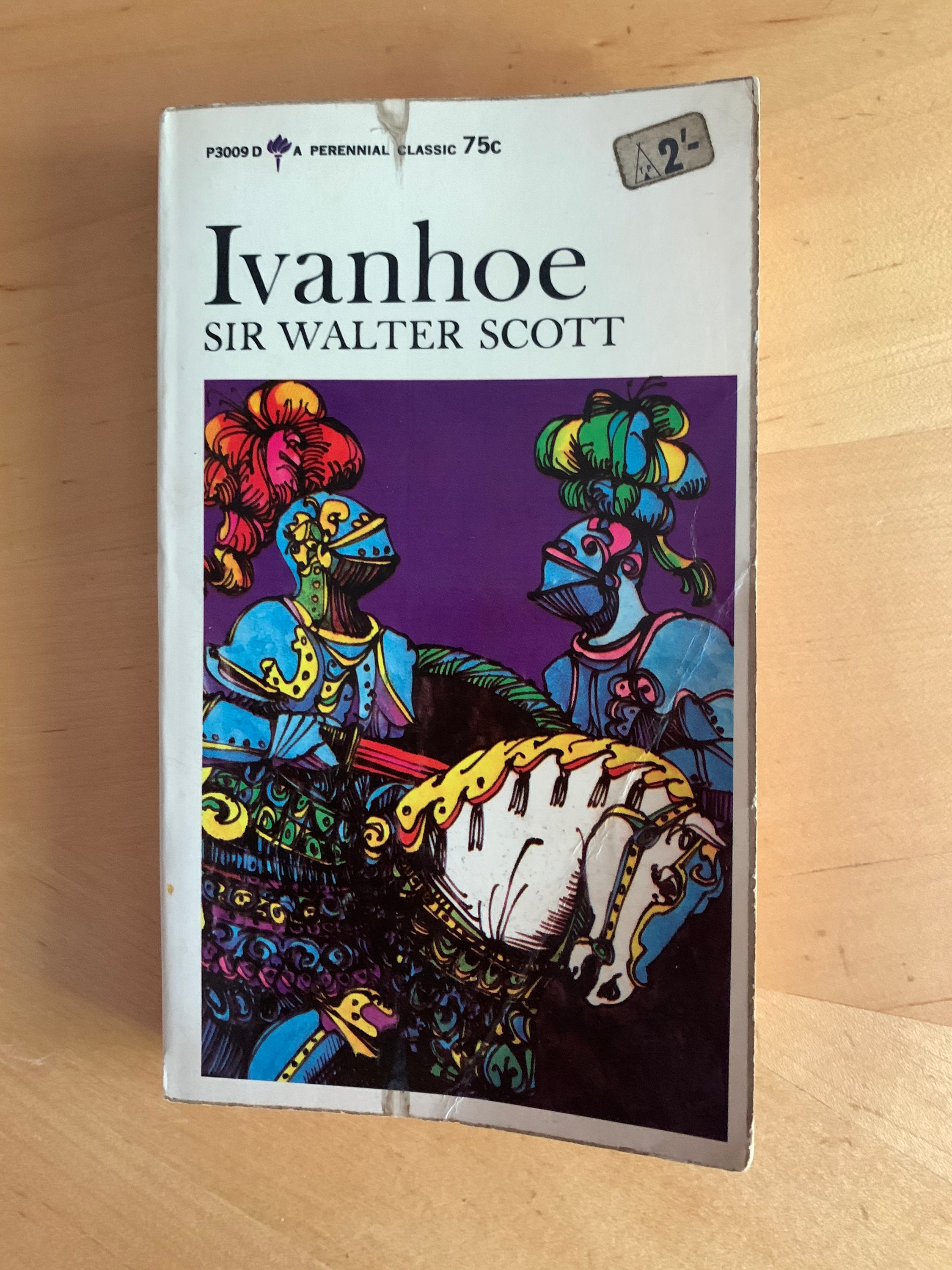 Ivanhoe by Sir Walter Scott, Vintage Book, 1960s Perennial Classic ...