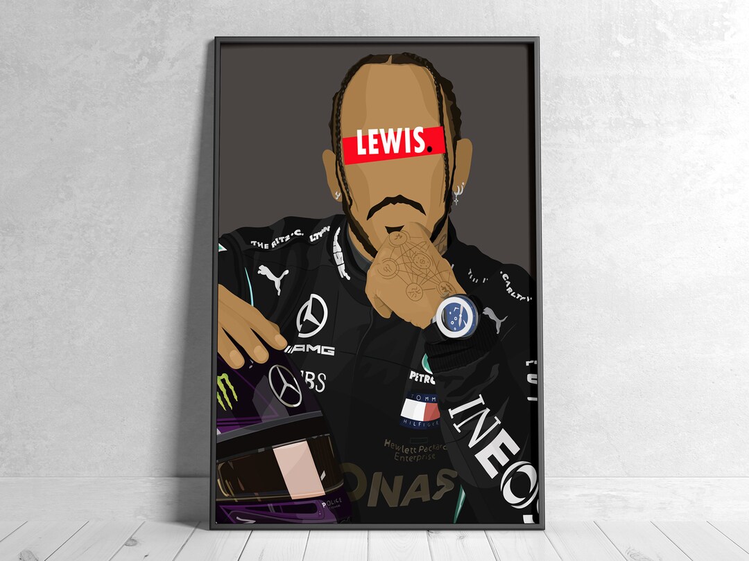 Minimalist LEWIS HAMILTON Poster Decoration / Poster / Poster Print ...