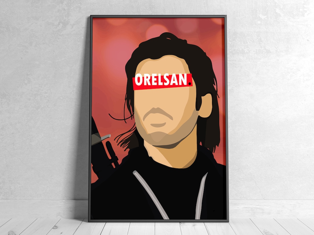 Minimalist ORELSAN Poster Decoration / Poster / Poster / Rap / French ...