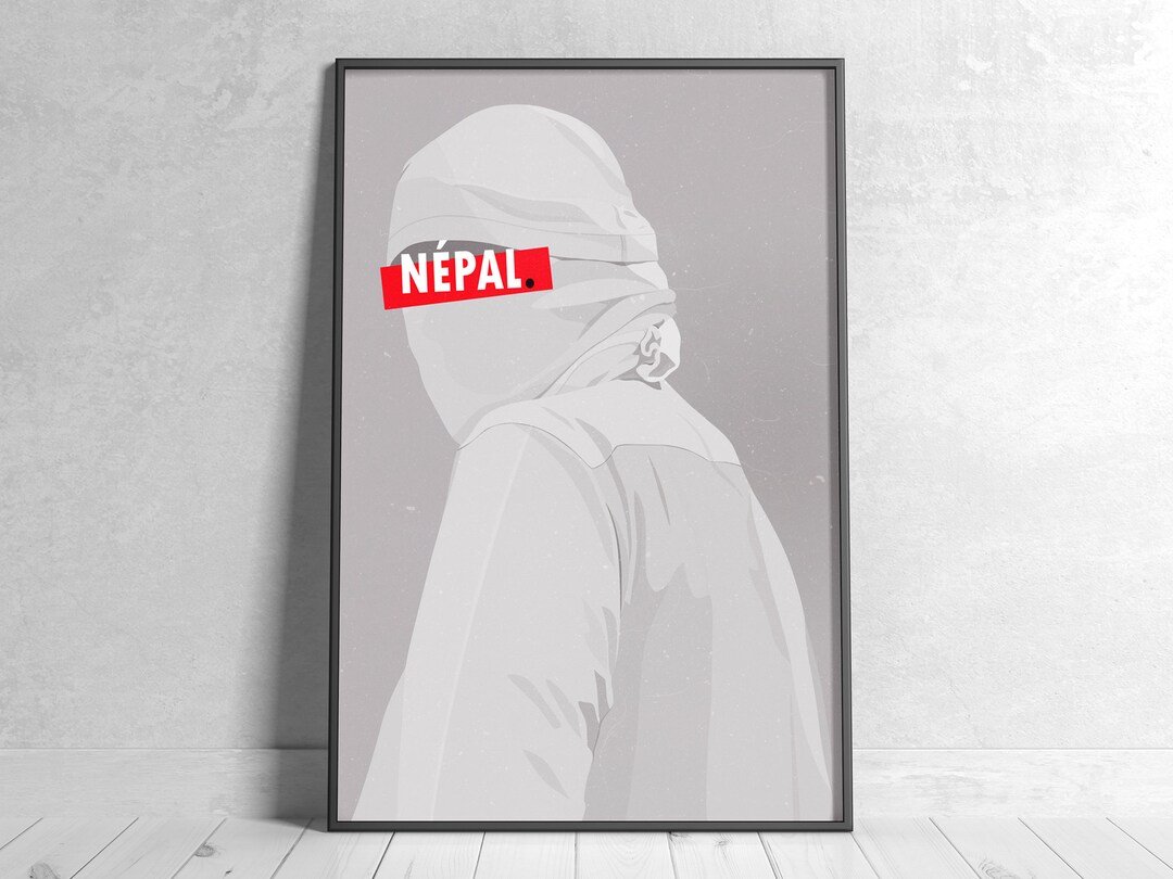 Minimalist NEPAL Poster Decoration / Poster / Poster / French Rap ...