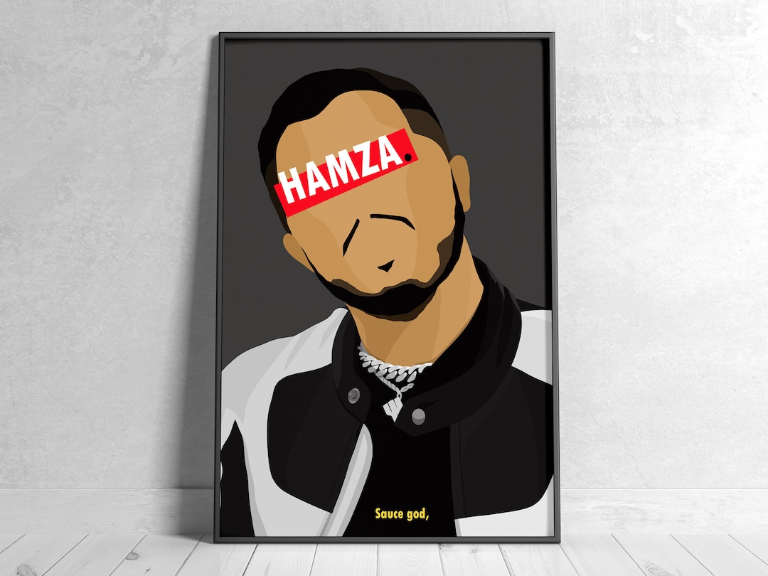 Minimalist HAMZA Poster Decoration / Poster / Poster / Rap / French Rap ...