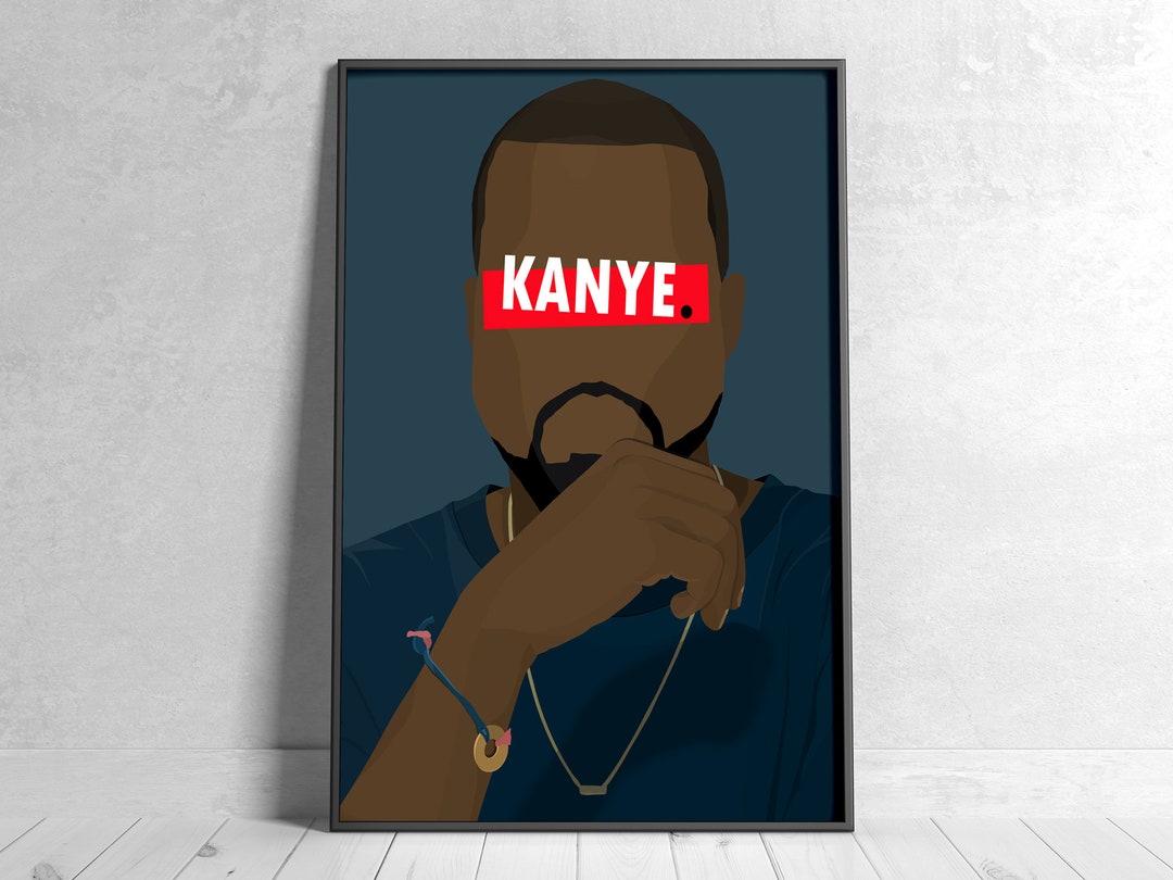 Minimalist Kanye West Poster Decoration / Poster / Poster Print / Wall ...
