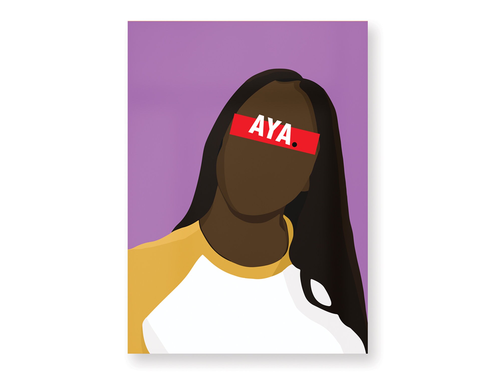 Minimalist AYA NAKAMURA Poster Decoration / Poster / Poster ...