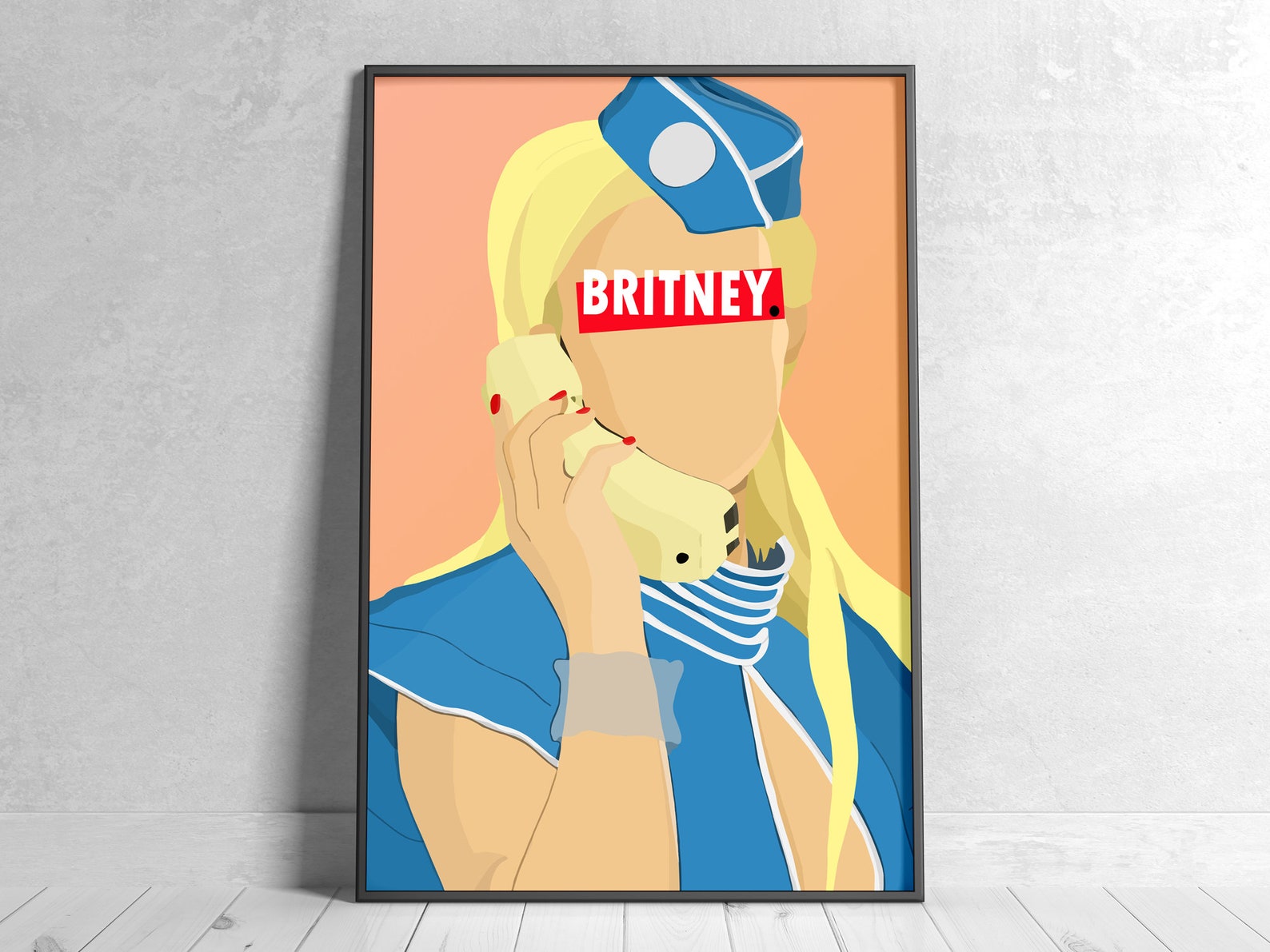 Minimalist BRITNEY SPEARS Poster Decoration / Poster / Poster Print ...