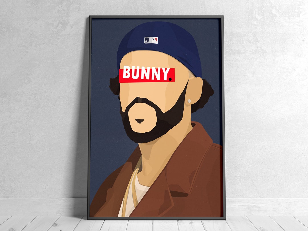 Minimalist BAD BUNNY Poster - Decoration / Poster / Poster Print / Wall ...