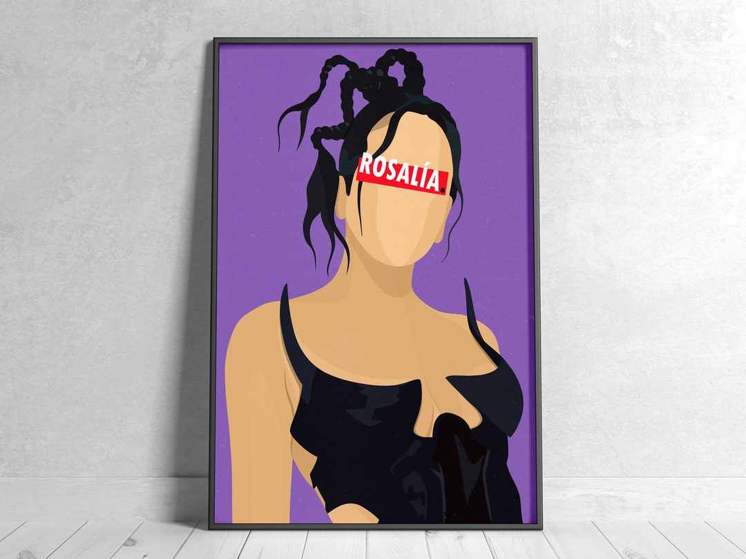 Minimalist ROSALÍA Poster - Decoration / Poster / Poster Print / Wall ...