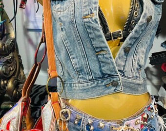 Studded Leather Trim - Etsy