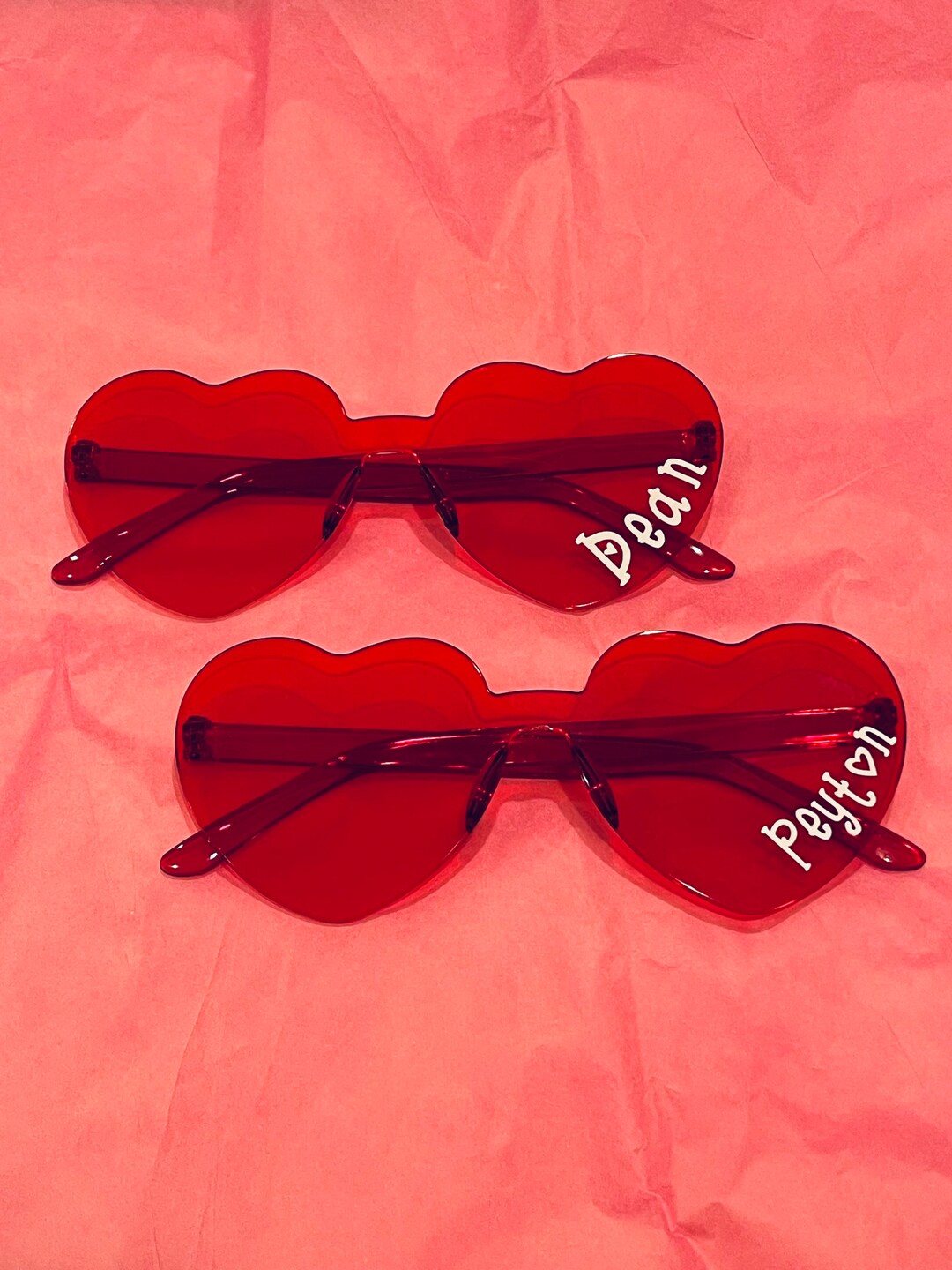 Personalized Heart Valentine's Sunglasses - Kids Valentines Gift ...