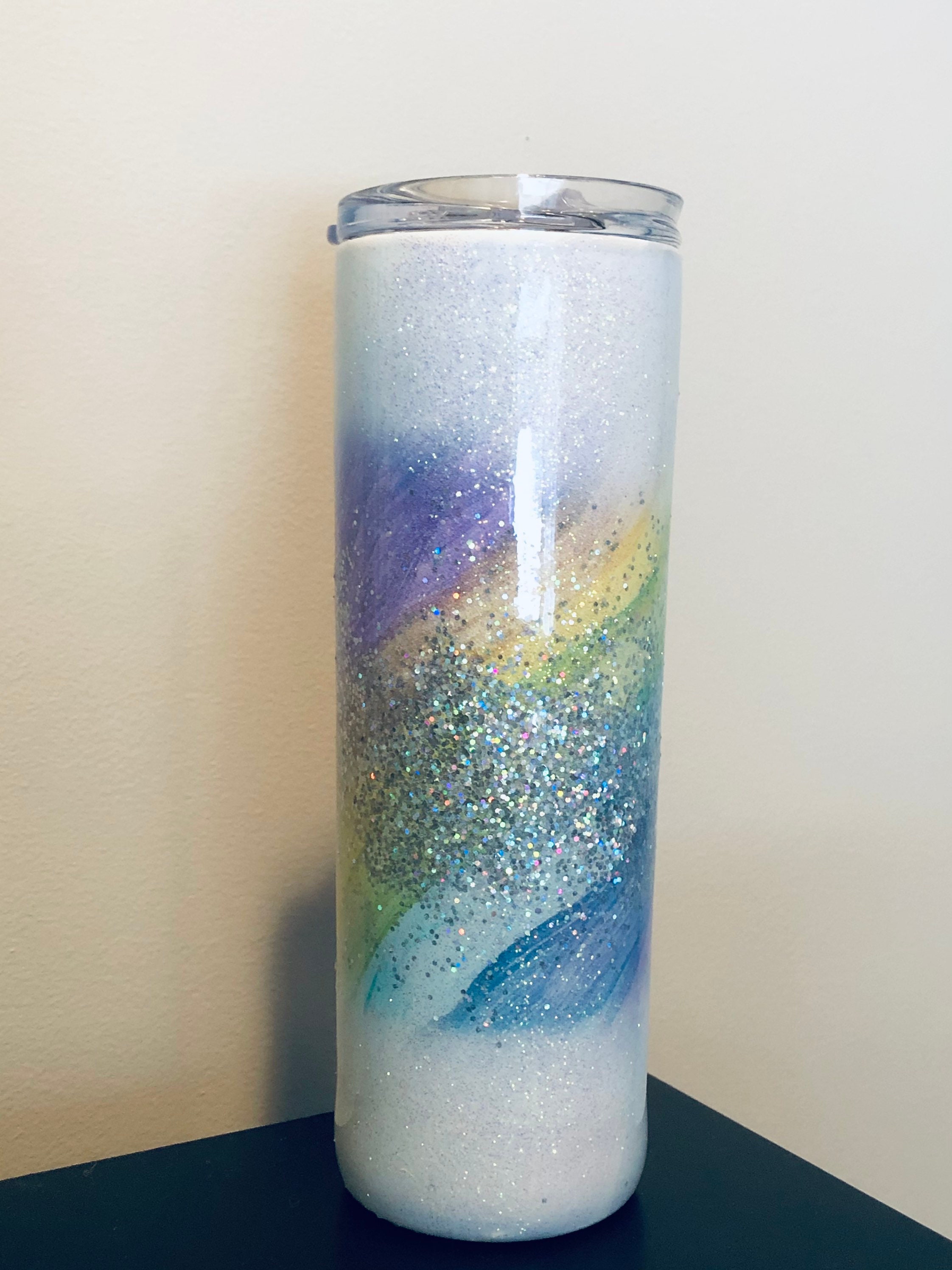 Unicorn Burst Tumbler Rainbow Tumbler Glitter Rainbows | Etsy
