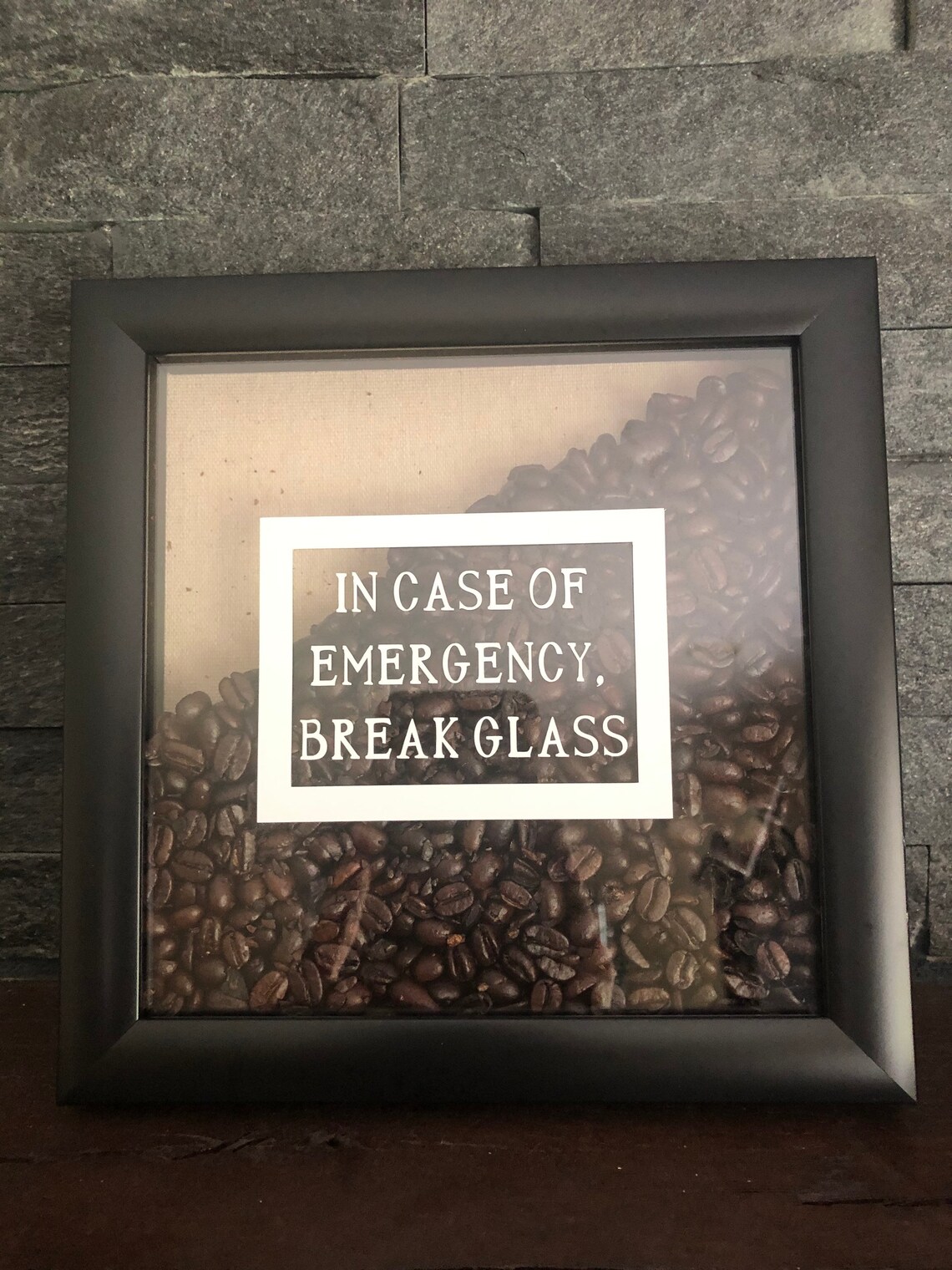 In Case of Emergency Break Glass Coffee Lover Coffee - Etsy