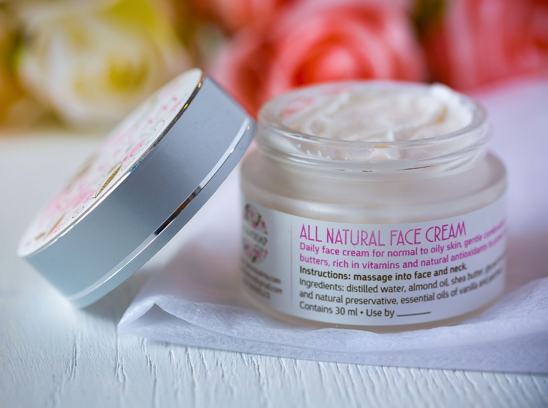 All Natural Face Cream for Regular-oily Skin - Etsy