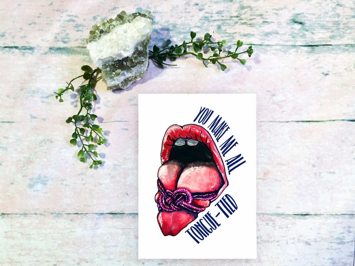 Knotty Set of Three Pun-filled Kinky A4 and A8 5x7 and - Etsy