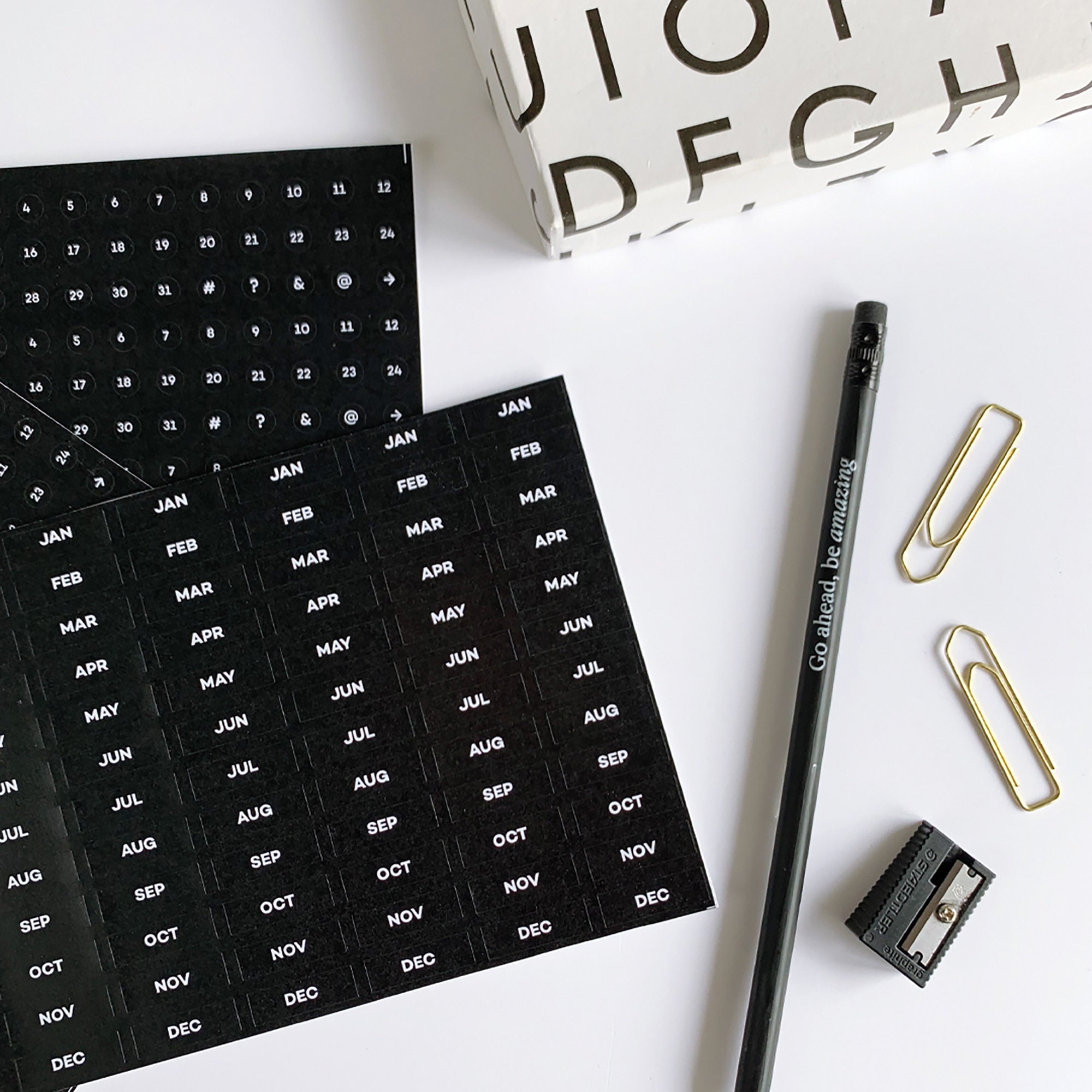 Undated Diary Sticker Pack, Stickers for Undated Diary, Planner or ...