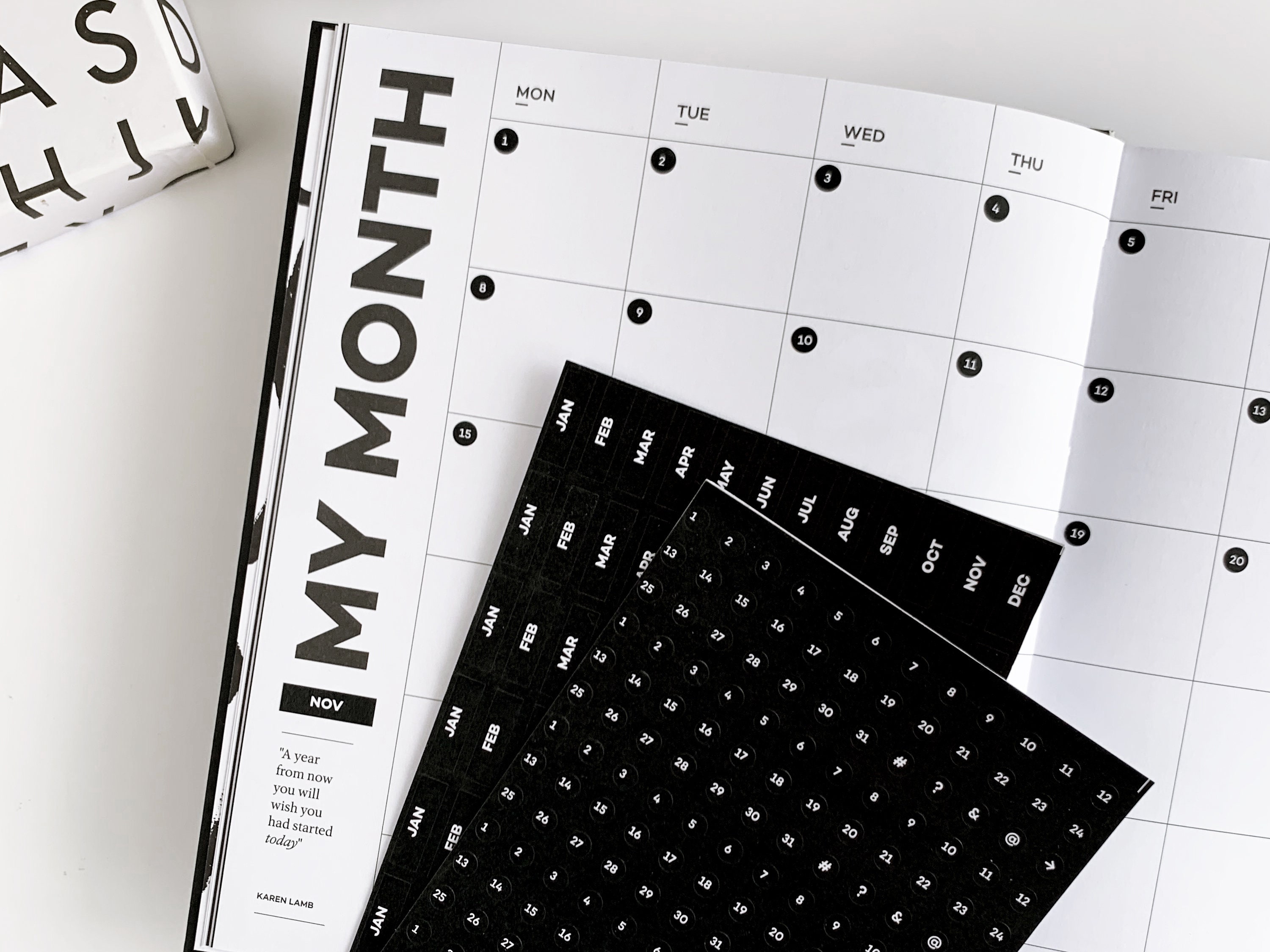 Undated Diary Sticker Pack, Stickers for Undated Diary, Planner or ...