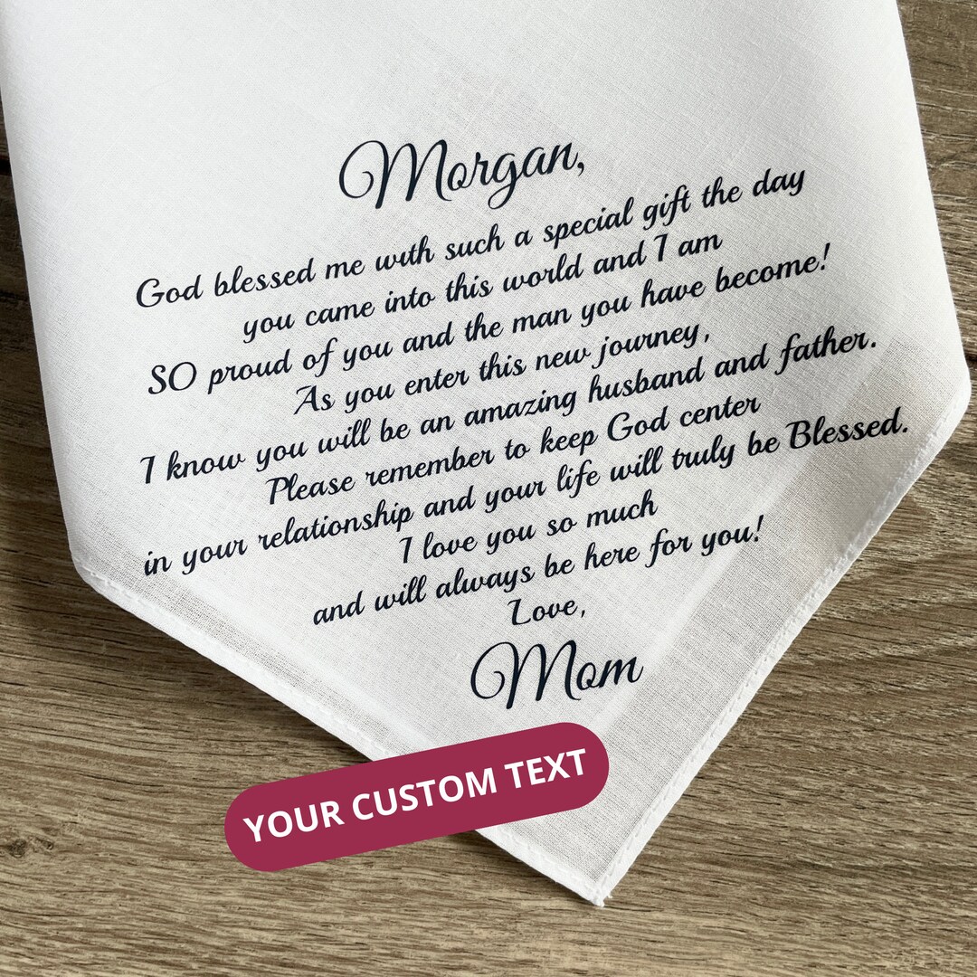 Son Getting Married Gift - Etsy