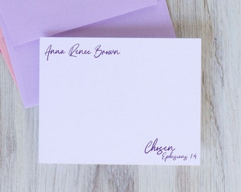 Cross Note Card Set Personalized Wooden Cross Note Cards - Etsy