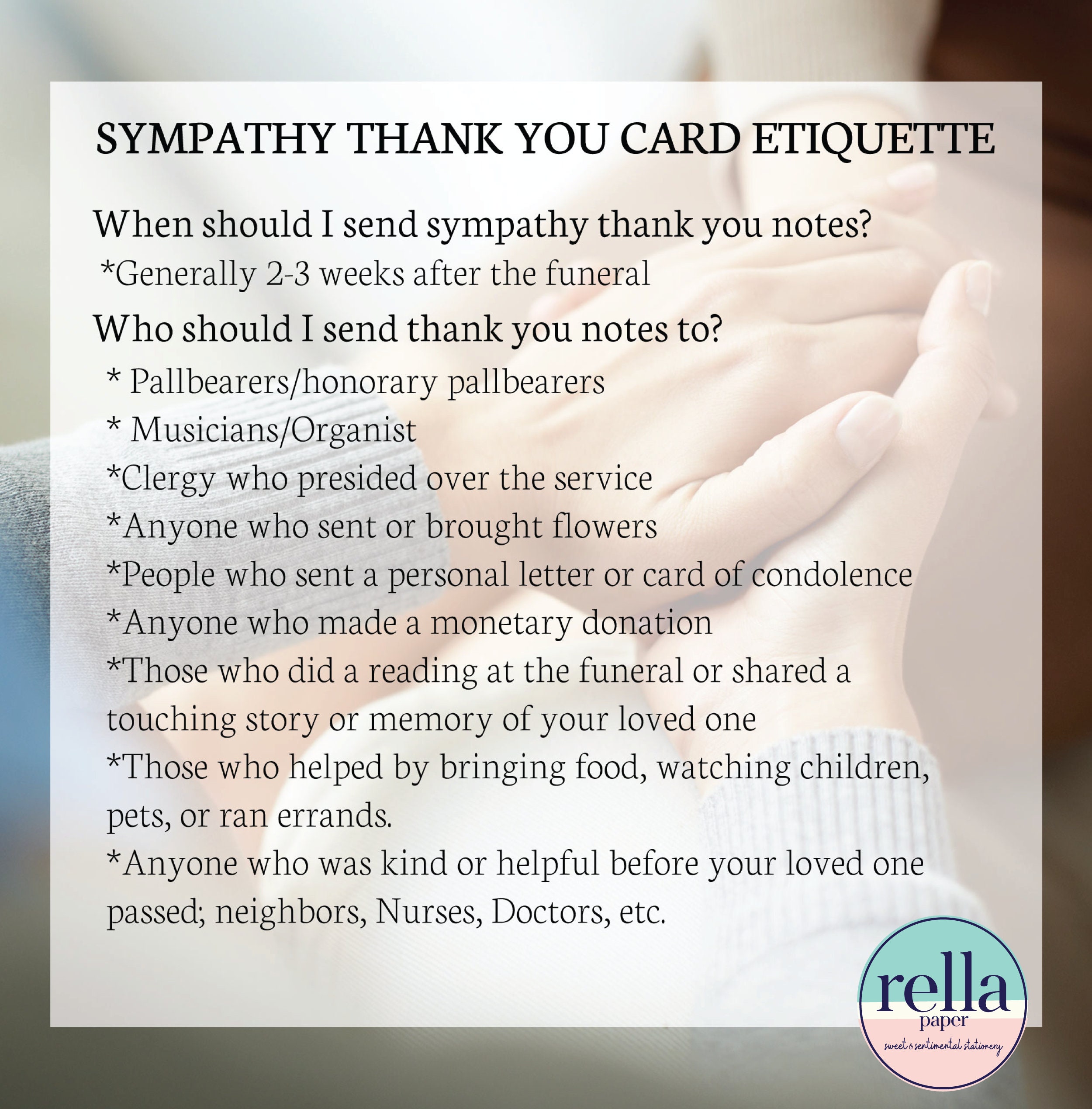 Personalized Sympathy Thank You Cards: Linen A2 Folded Notes - Etsy