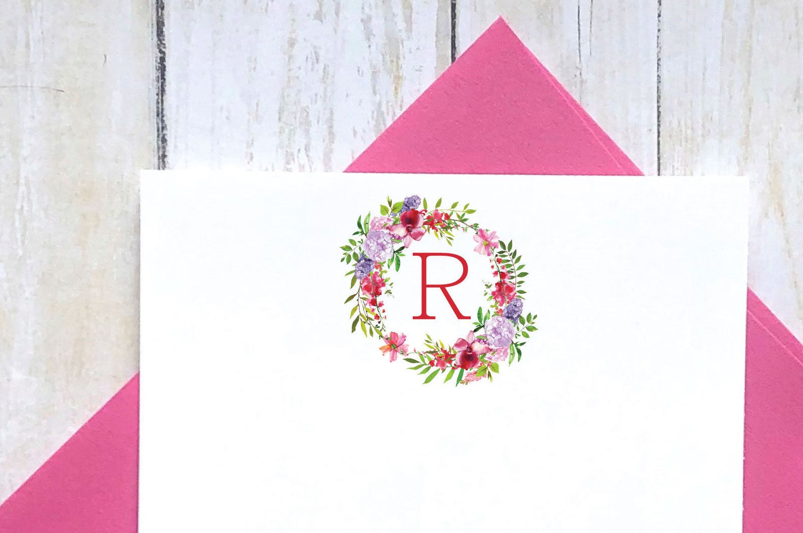 Monogram Stationery Set Scripture Note Cards with Envelopes | Etsy