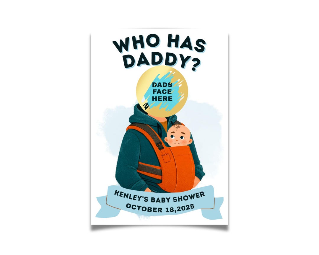Scratch off Baby Shower Game, Personalized Baby Shower Favors, Who Has ...