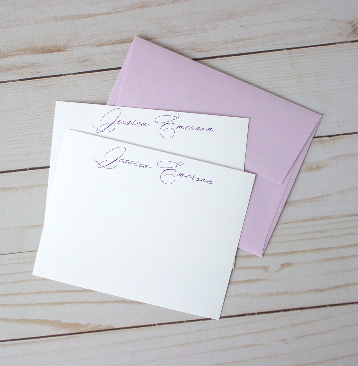 Pretty Note Cards Stationery for Girls A2 Flat Cards with | Etsy