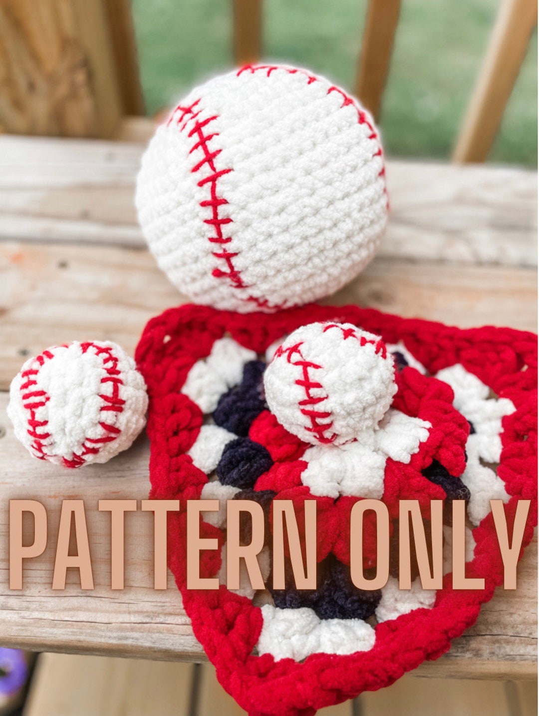 Crochet Baseball Pattern: Bitty Ball & Lovey (digital Download) - Etsy