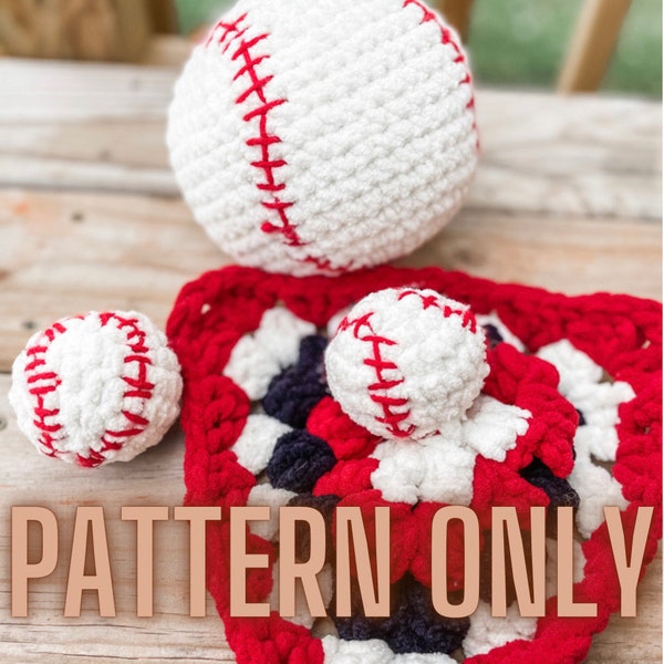 Crochet Baseball - Etsy