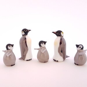 Glass Emperor Penguin, Lampwork Baby Penguin, Lampwork Emperor Penguin ...