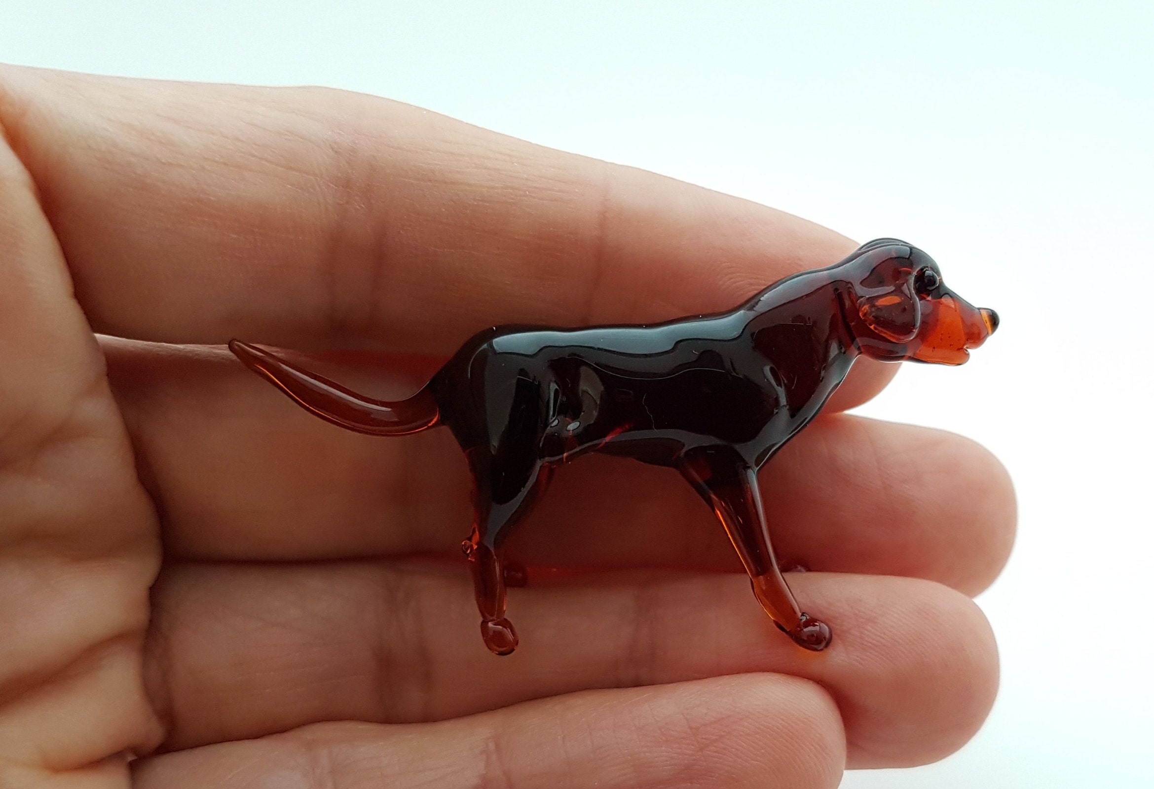 Glass Labrador Retriever Lampwork Labrador Blown Glass | Etsy