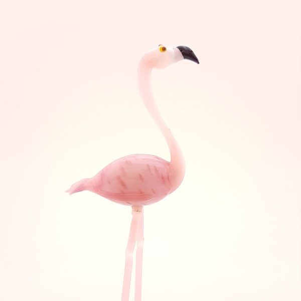 Flamingo Figurine - Etsy