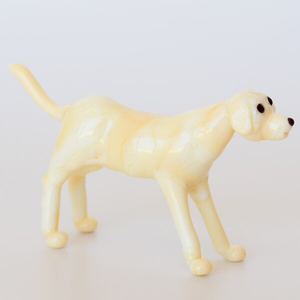 Glass Dog Miniature - Etsy