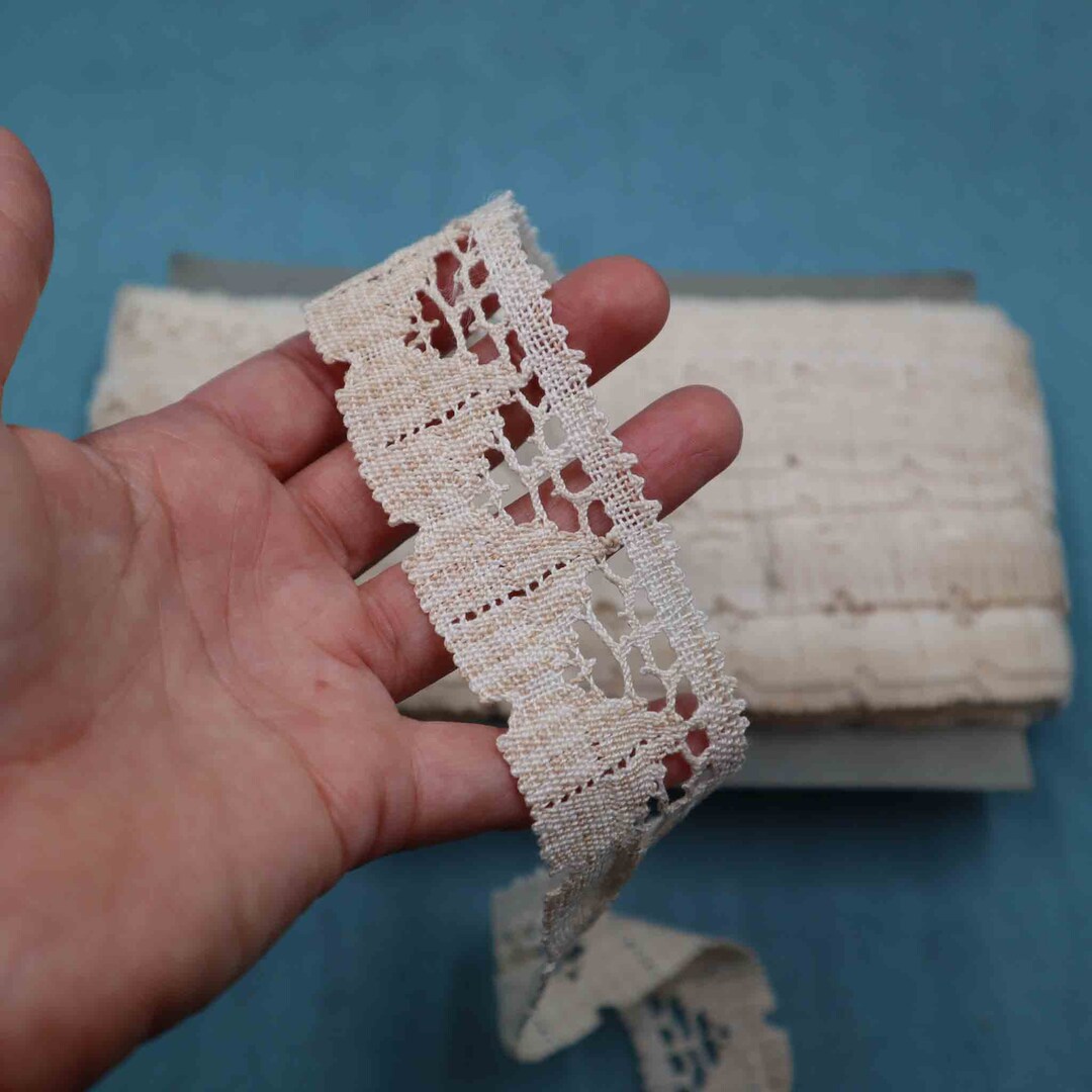 Vintage Bulk Lace 25m Antique French Cotton Wholesale Lace Trim LOT ...