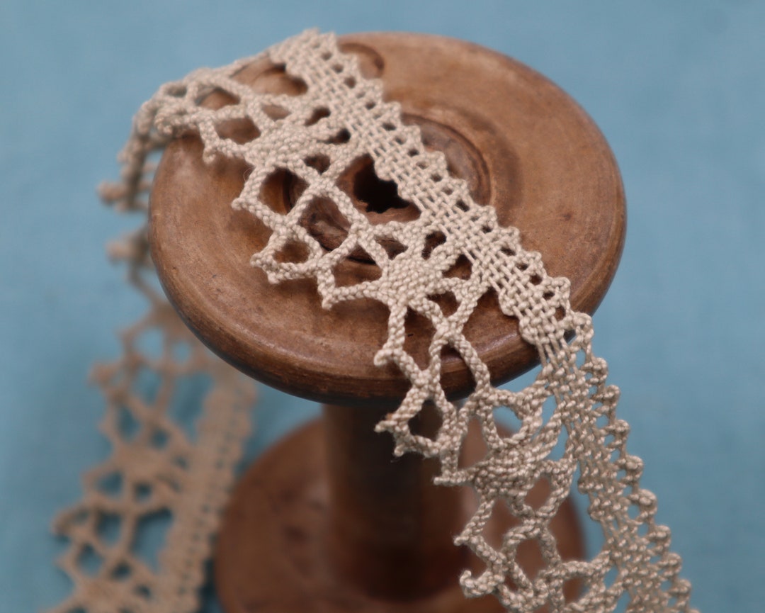 Bobbin Lace Handmade Trim Vintage French Lace Historic Costuming ...