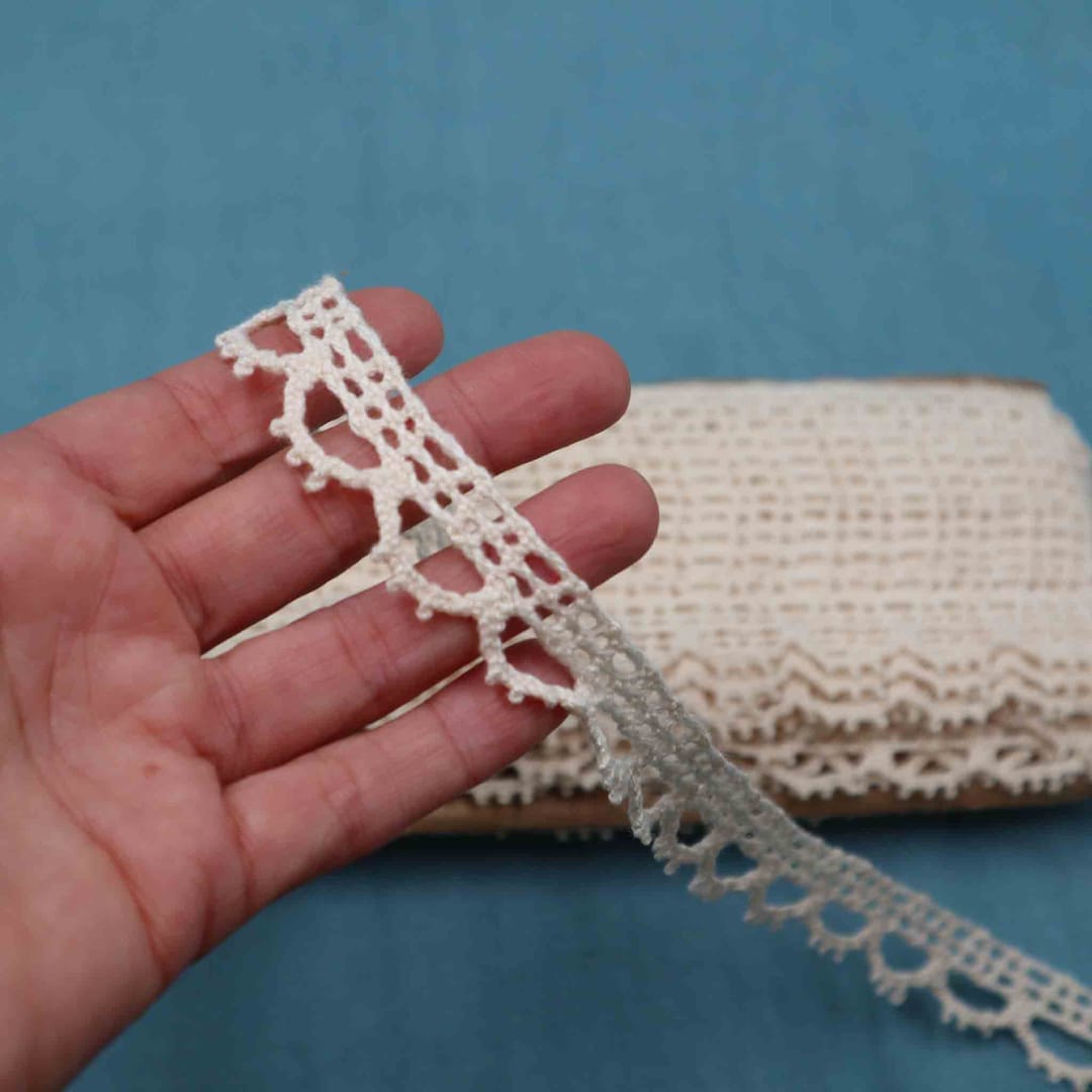 Vintage Bulk Lace Antique French Cotton Wholesale Lace Trim LOT Antique ...