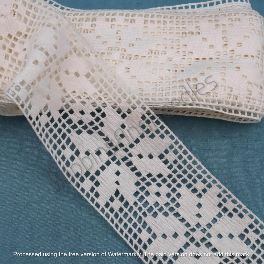 6m Vintage Bulk Lace Border French Thick Cotton Wholesale Insertion ...