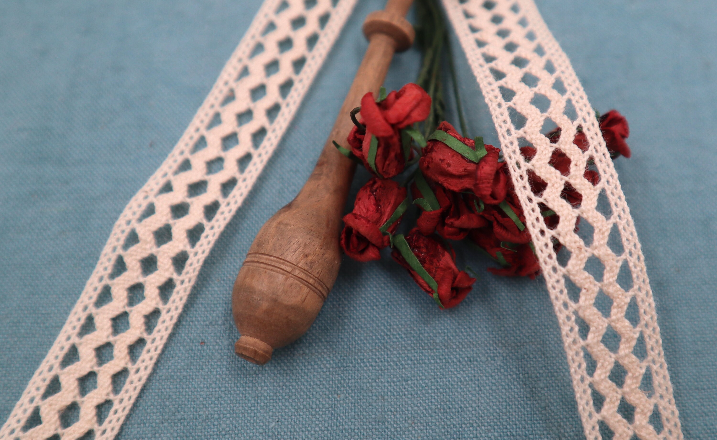 Antique French Bobbin Lace Trim: Ivory Cotton Insertion Lace, 3m - Etsy