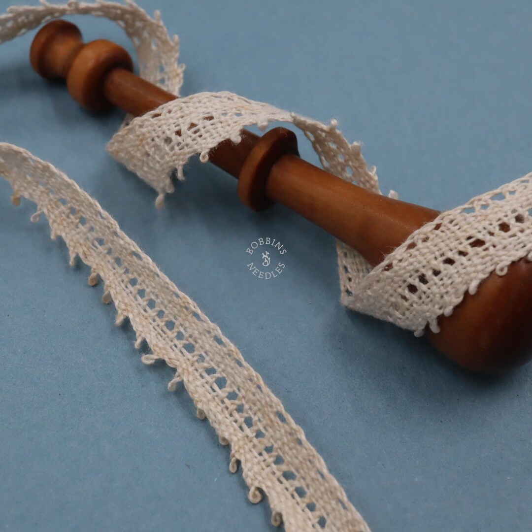 Handmade French Linen Lace Trim: Antique Bobbin Lace Border - Etsy