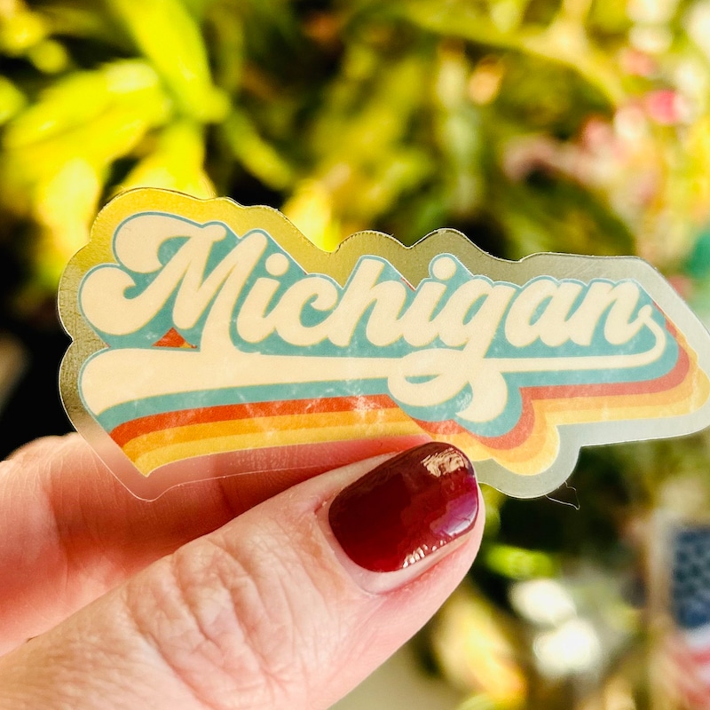 Michigan Sticker - Etsy