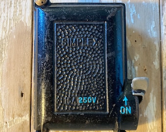 Antique Fuse Box - Etsy