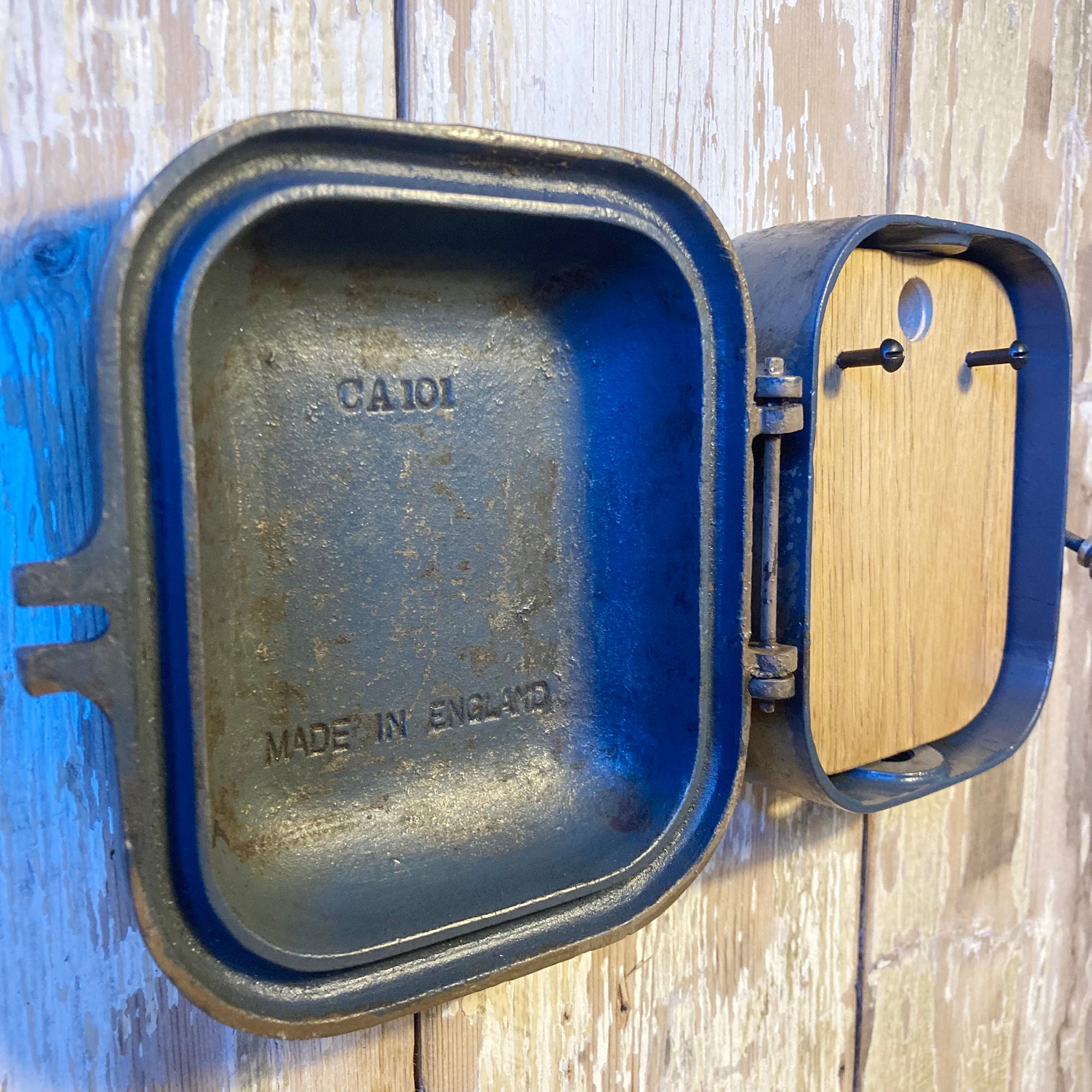 Cast Iron Key Safe Storage Box. Converted From an Antique 1940's ...