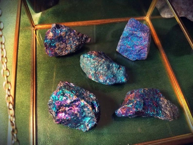 Peacock Ore / Peacock Copper Raw Specimens - Etsy