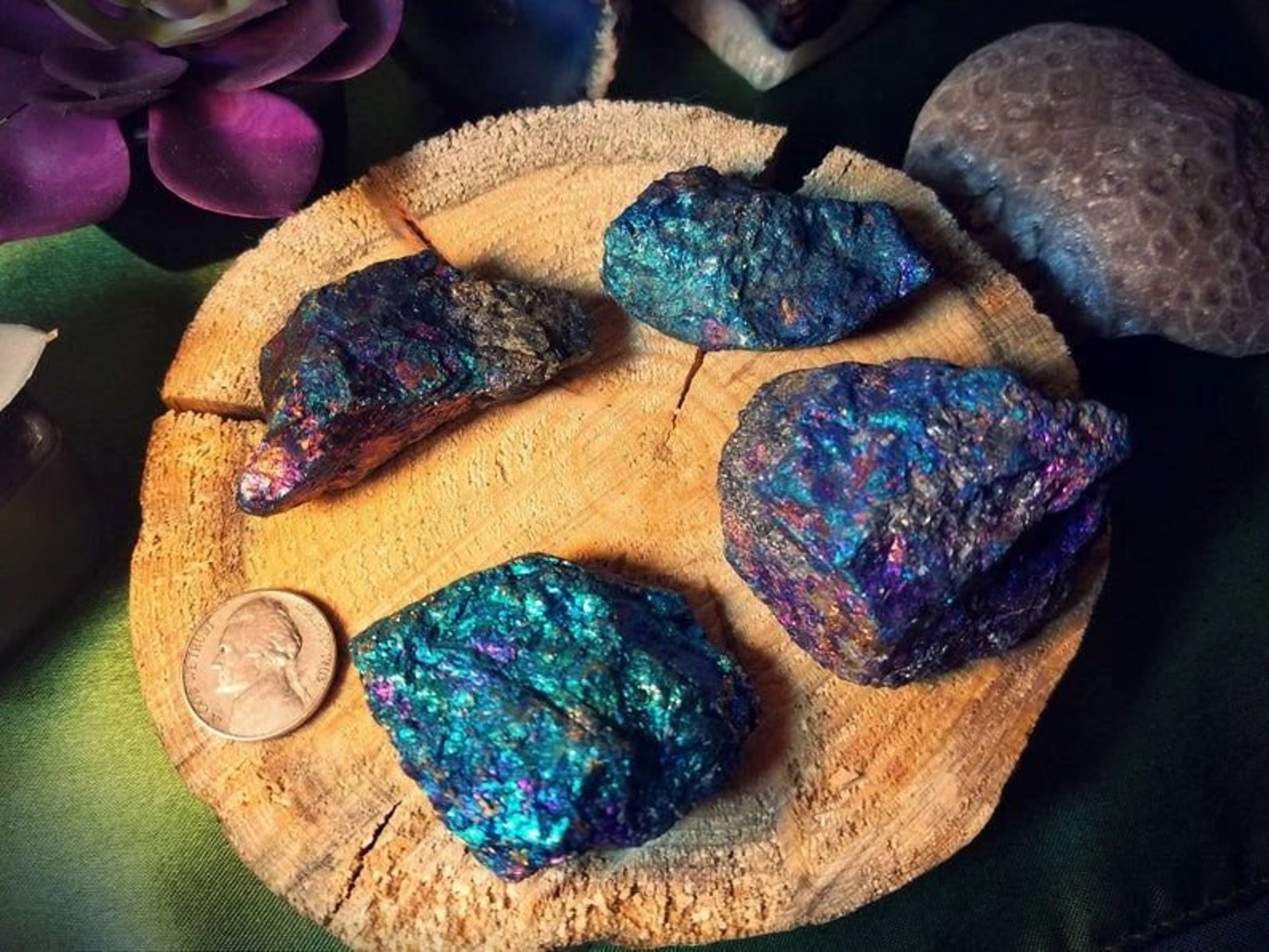 Peacock Ore / Peacock Copper Raw Specimens - Etsy